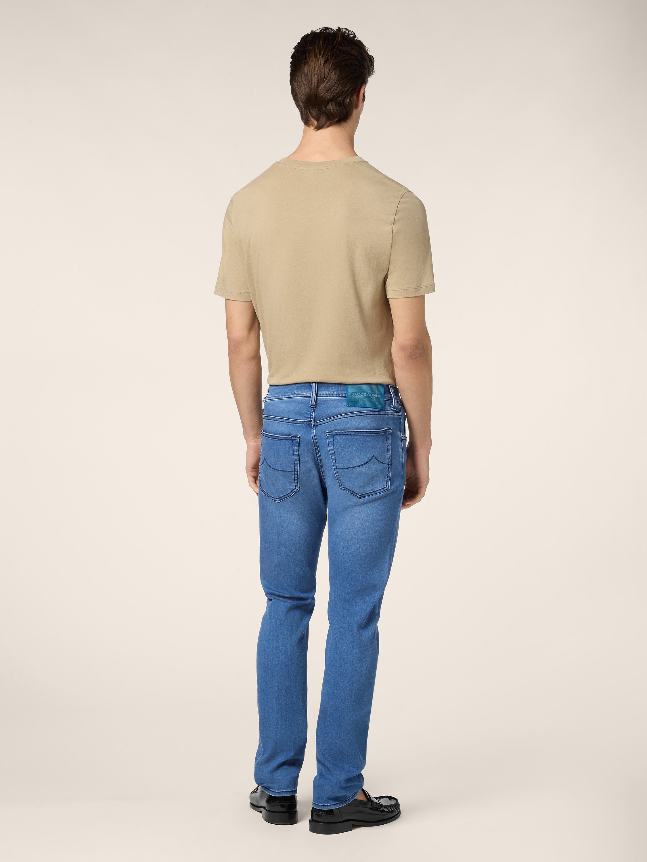 Nick Slim Super-Slim 5 Pocket Jeans in Soft Medium Blue Nick Slim Super-Slim 5 Pocket Jeans in Soft Medium Blue
